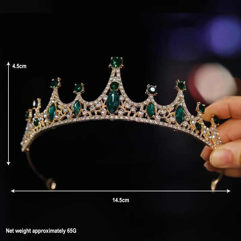 Itacazzo Зеленая диадема Изумрудный, TS-0074-G