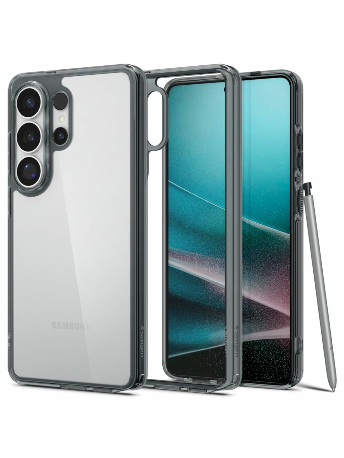 Чехол на Samsung Galaxy S26 Ultra, Spigen Ultra Hybrid (ACS10678), противоударный, бортики для защиты камеры и дисплея / Чехол на Самсунг Галакси С26 Ультра