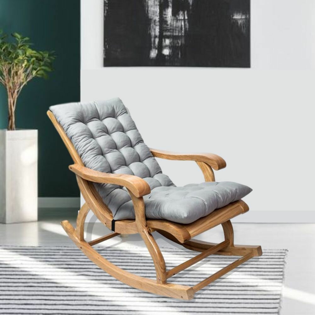 Мягкий толстый матрас для кресла-качалки, 48×160 см, с высокой спинкой, зимний, для дивана и автомобиля, комфортный — фото 1
