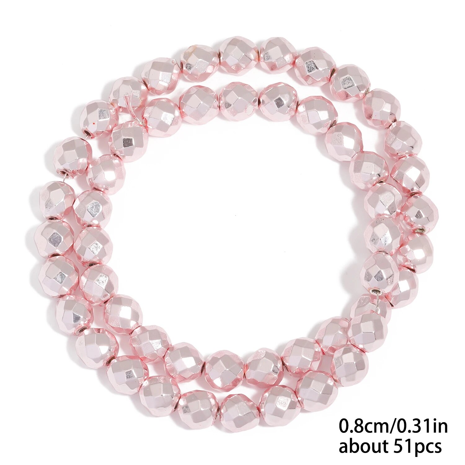 Натуральный камень, розовый гематит, 24 типа, граненые сердца, звезда, кубическая трубка, свободные разделительные бусины, Аксессуары для браслета