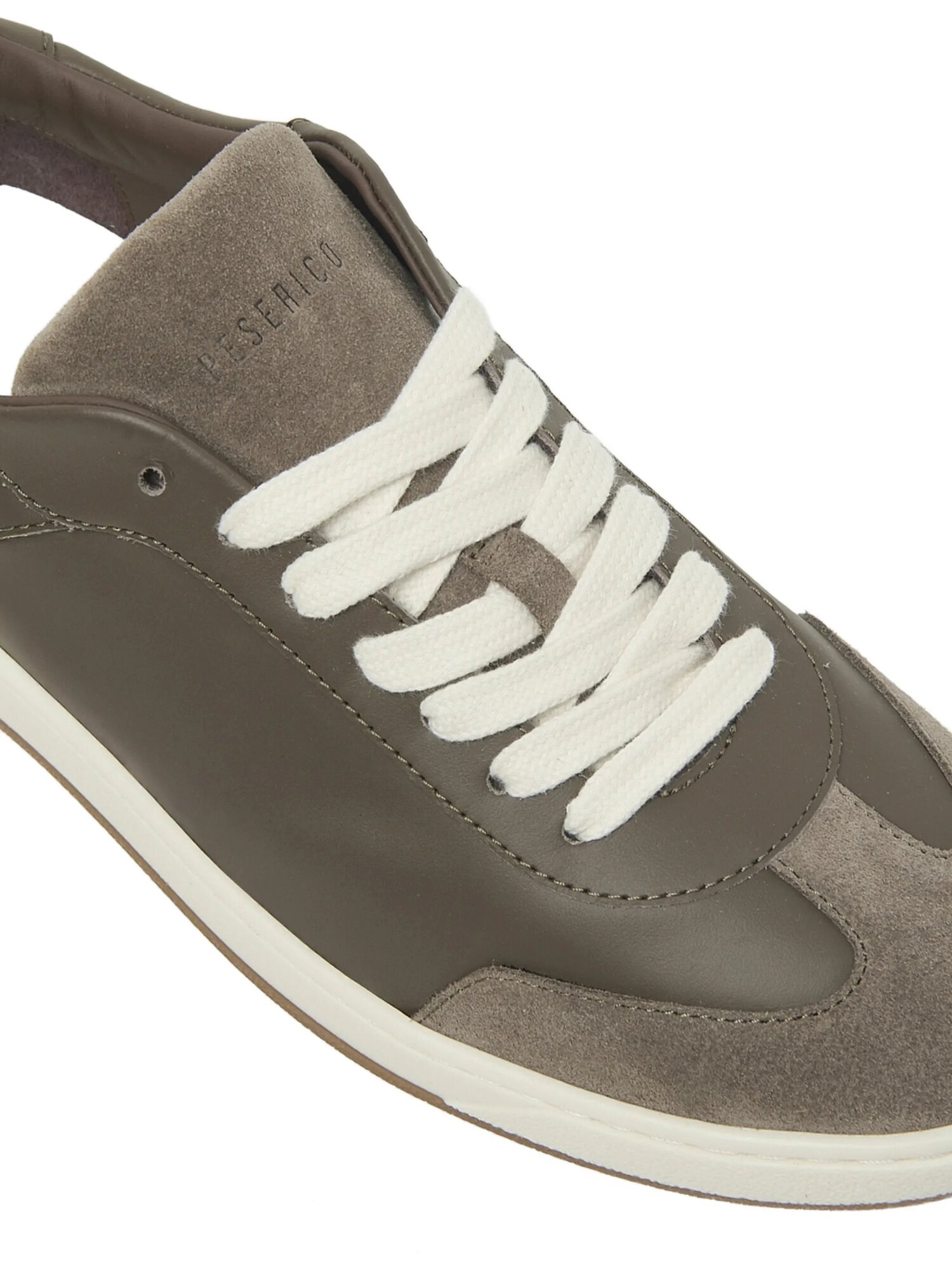 Кроссовки PESERICO Lace-up sneakers, размер 44, коричневый/серый/оранжевый — фото 1