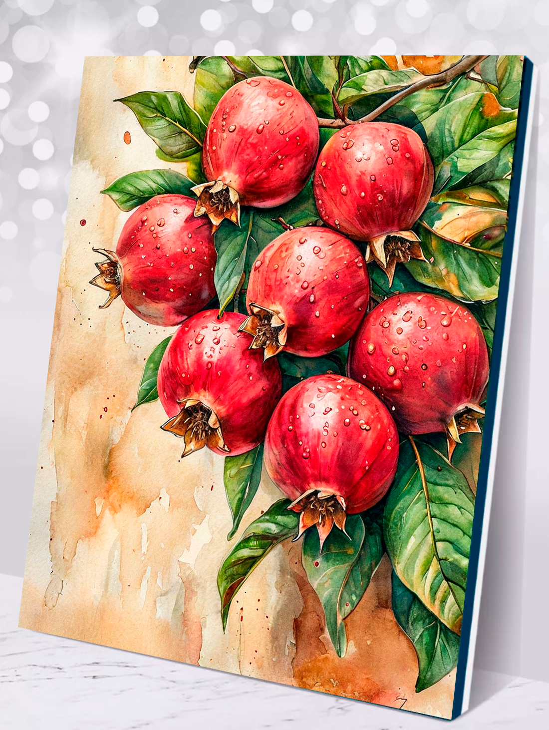 Картина по номерам "Гранат", хлопковый холст на подрамнике 40х50 см, акрил, 000 Art Hobby Home