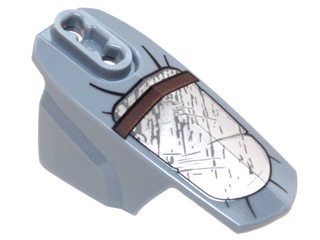 Hero Factory Armor with Ball Joint Socket - Size 6 with Mandalorian Armor Pattern (Jango Fett), 90638pb03 Sand Blue U