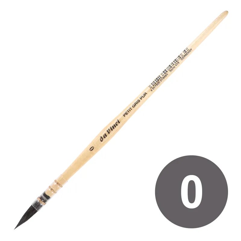 Da Vinci Кисть для рисования Круглая №0, 1 шт.