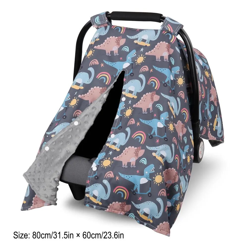 Многофункциональное одеяло для детей для коляски и переноски с защитой от солнца
