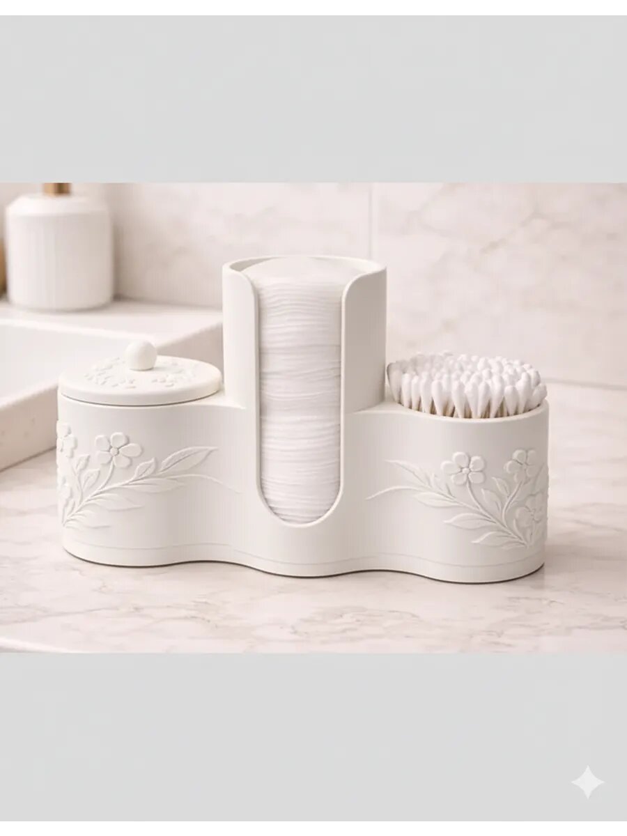 Органайзер для ватных дисков и ватных палочек