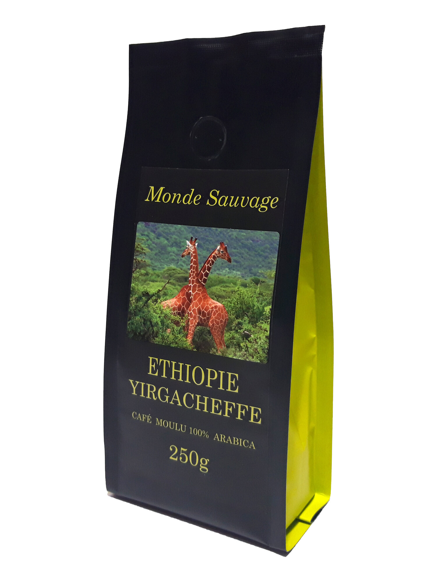 Кофе молотый Монд Саваж Эфиопия Иргачефф 250г