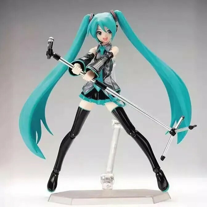 Хацунэ Мику Hatsune Miku, ручная работа, винтажная кукла, аниме фигурка, коллекционный предмет, японская виниловая кукла