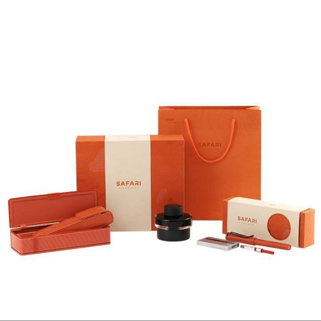 Немецкая перьевая ручка LAMY Hunting Fountain Pen 2021, лимитированная серия, цвет "Приэри-зеленый", подарочный набор для студентов для практики письма и в качестве подарка.