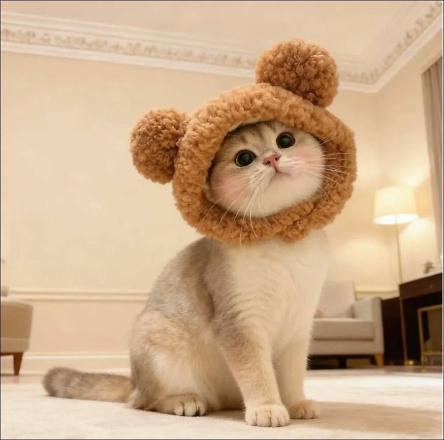 Шапка для кошек и котят, забавная шляпа для кота, аксессуар для фотосессии и праздника животных