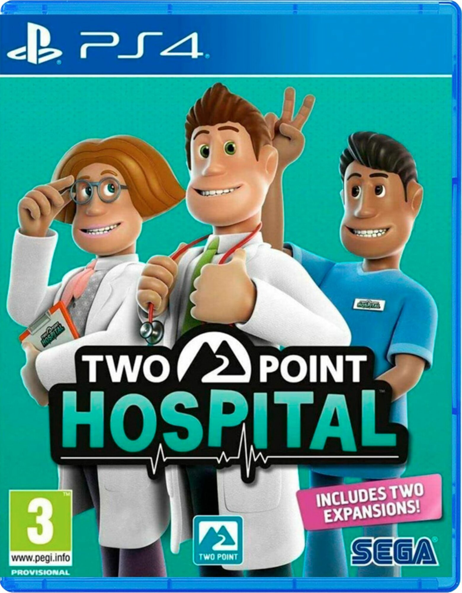 Two Point Hospital (русские субтитры) ( Игра на диске ) (PS4)