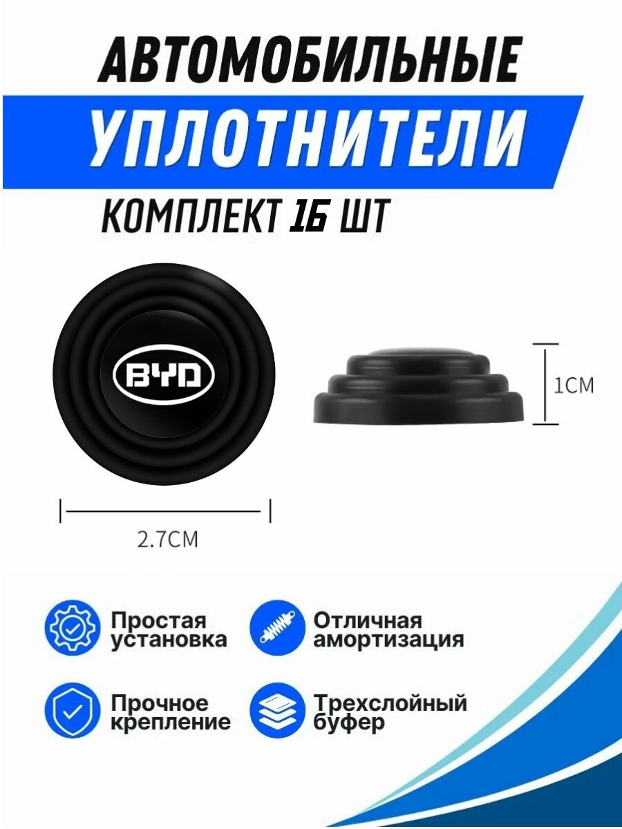 Автомобильный уплотнитель BYD, Амортизаторы для дверей автомобиля BYD