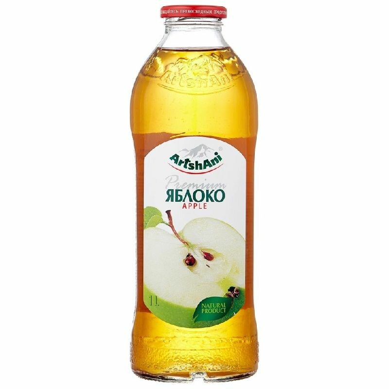 Сок ARTSHANI Premium Яблочный /стекло/ 1л