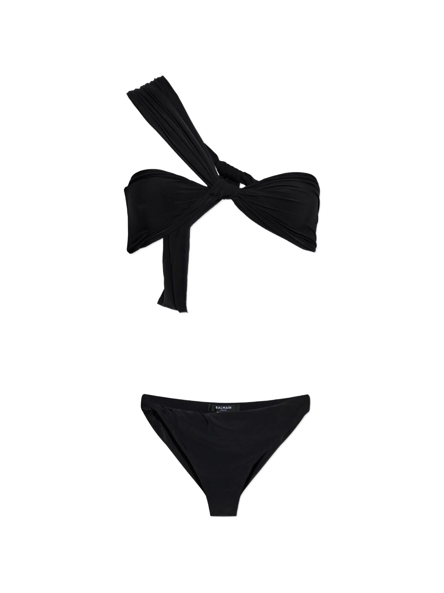 Купальник One-shoulder knotted bikini