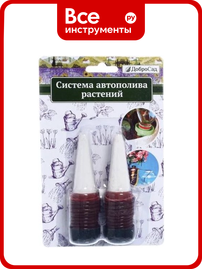 Система автополива с шлангом для внешней емкости Добросад, конечный тип подачи, автоматический набор воды без таймера