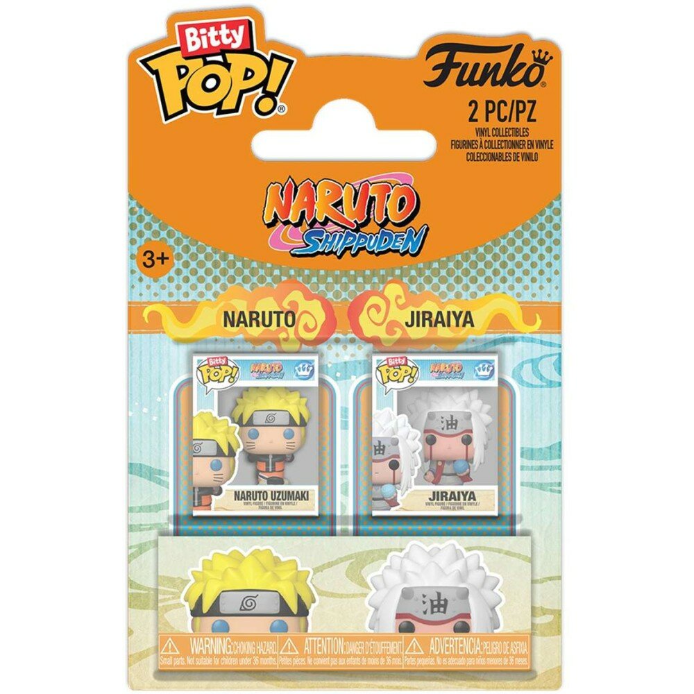 Набор фигурок Funko Bitty POP! Naruto: Shippuden Naruto Uzumaki & Jiraiya (Exc) 92842