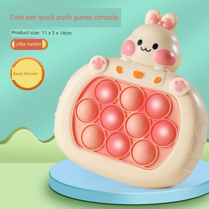 Детская игра-релакс с функцией «Ударь по мышке» (Whack-a-Mole), ручная, 100 уровней, светодиодные огни, музыка, тема