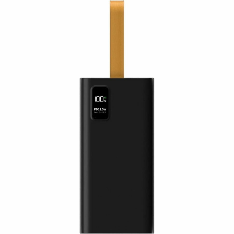 Внешний аккумулятор PERO PB09 50000 mAh, Li-Pol, output USB-C + 4USB-A, черный, 2154091
