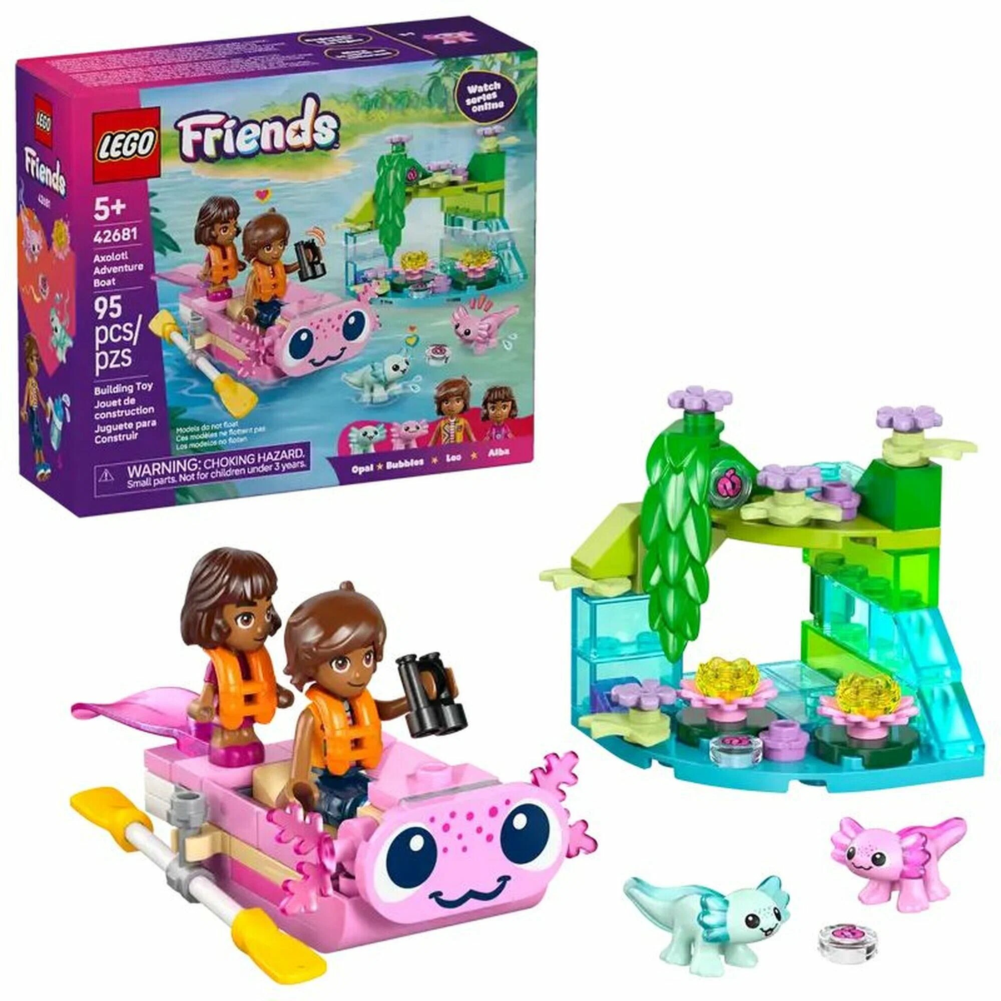 Конструктор LEGO FRIENDS - Приключения аксолотля, 95 эл. - Лего друзья 42681(N)