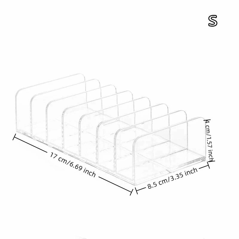 Organizer for eyelash extension supplies DIKALU Transparent S