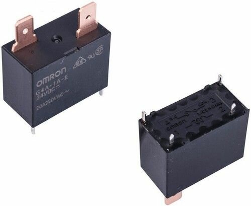 G4A-1A-E-24VDC, Реле электромагнитное, SPST-NO, Uобмотки 24ВDC, Серия G4A