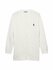Кардиган Prada Cable-knit cotton cardigan, размер 38, бежевый/белый