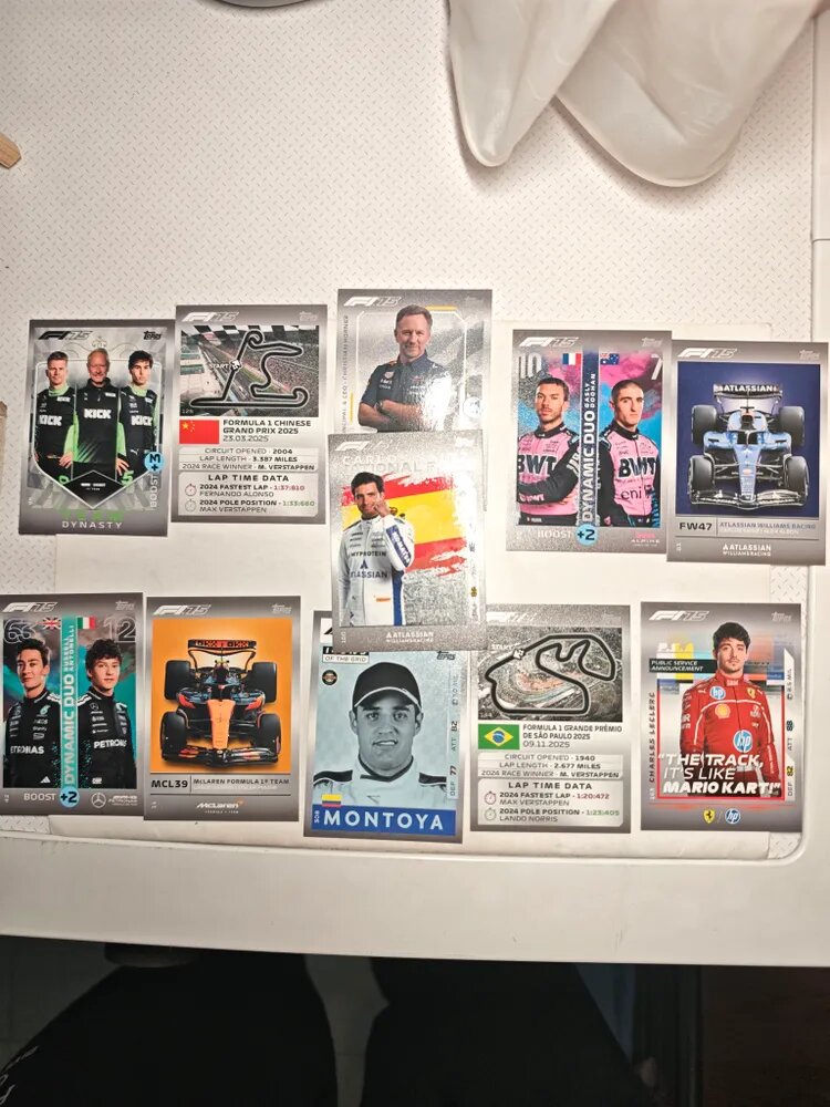 Коллекционная карточка Topps Formula 1 Racing Car 2025 Turbo ATtax Standard Card
