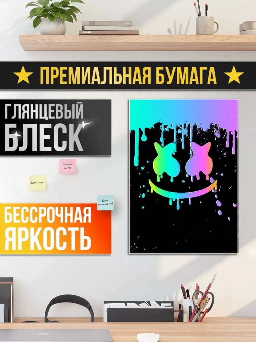 Постер на стену Marshmello — фото 1