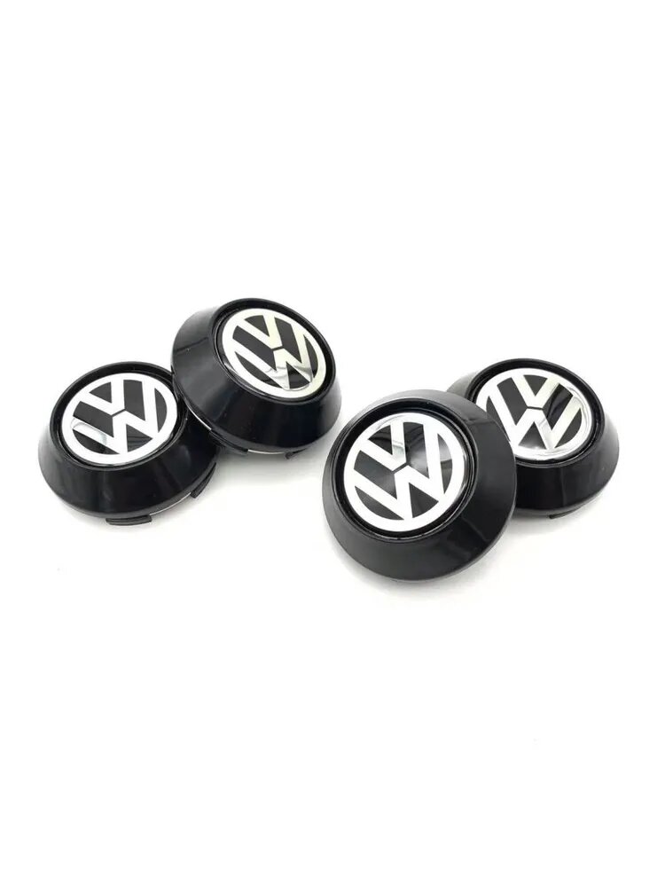 Колпачок на ступицу литого диска на автомобили Volkswagen / фольксваген, размер 65/60/8 мм, комплект 4 штуки.