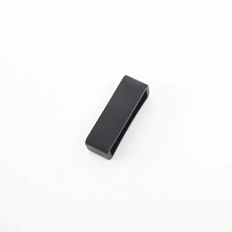 Пластиковые квадратные петли для ремней чёрного цвета 25mm