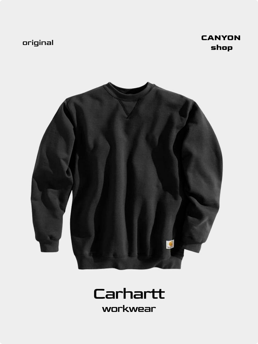 Свитшот Carhartt Midweight Crewneck Black