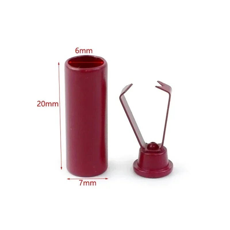 Металлические швейные аксессуары Meetee 20mm-50Pcs, WineRedA