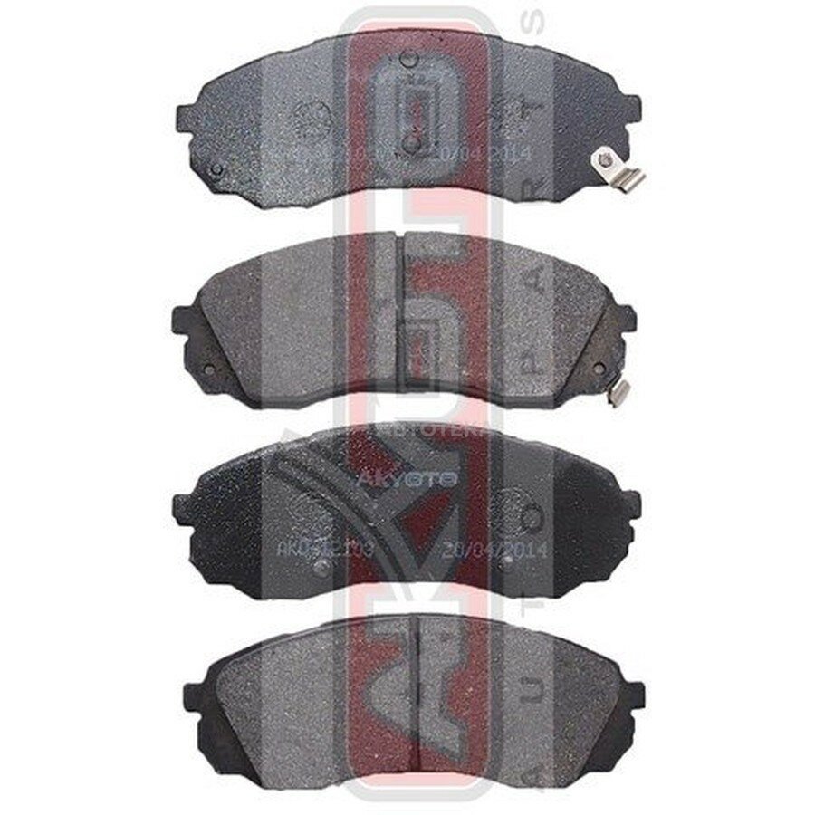 Колодки тормозные дисковые передние AKYOTO AKD12103
