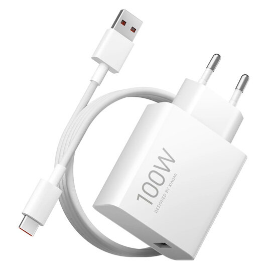 Сетевое зарядное устройство с кабелем Xiaomi 100W Charging Combo (1-Port Type-A)