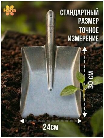 Лопата совковая 24 см — фото 1