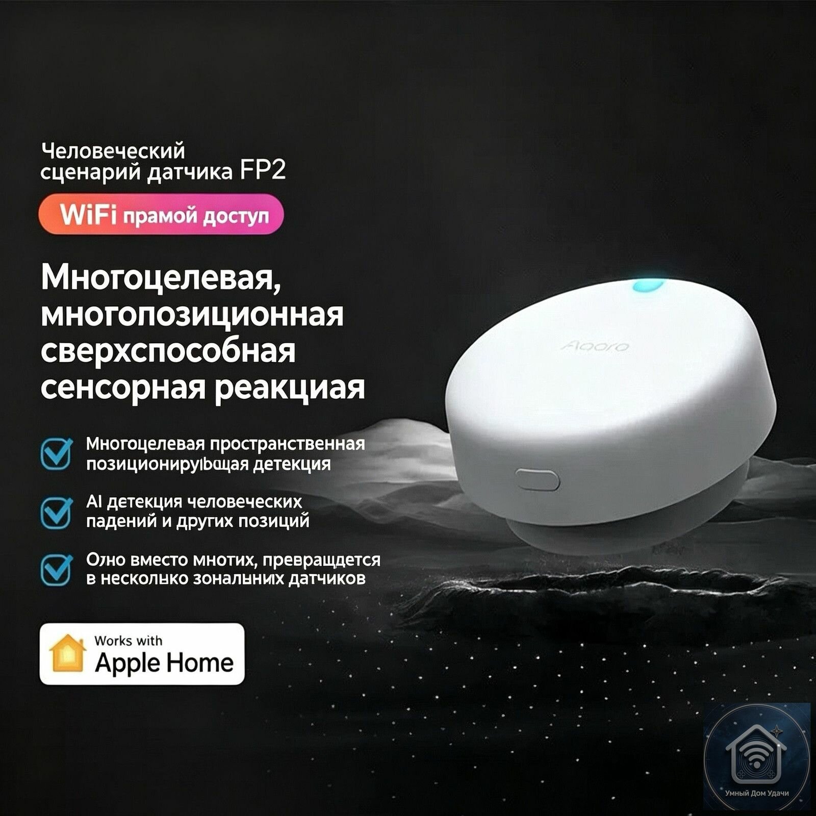 Aqara Умный датчик присутствия FP2 RTCZCGQ12LM Китайская версия
