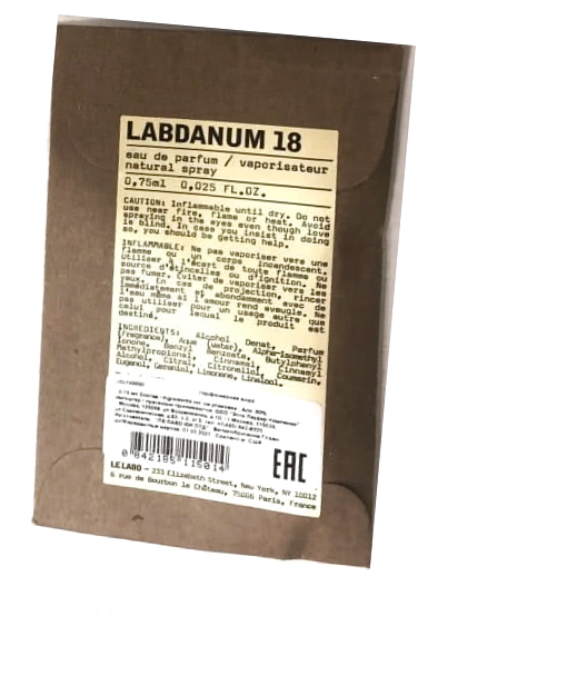 Сэмпл аромата Le Labo Labdanum 18 0.75 мл - унисекс / Ле Лабо Лабданум 18