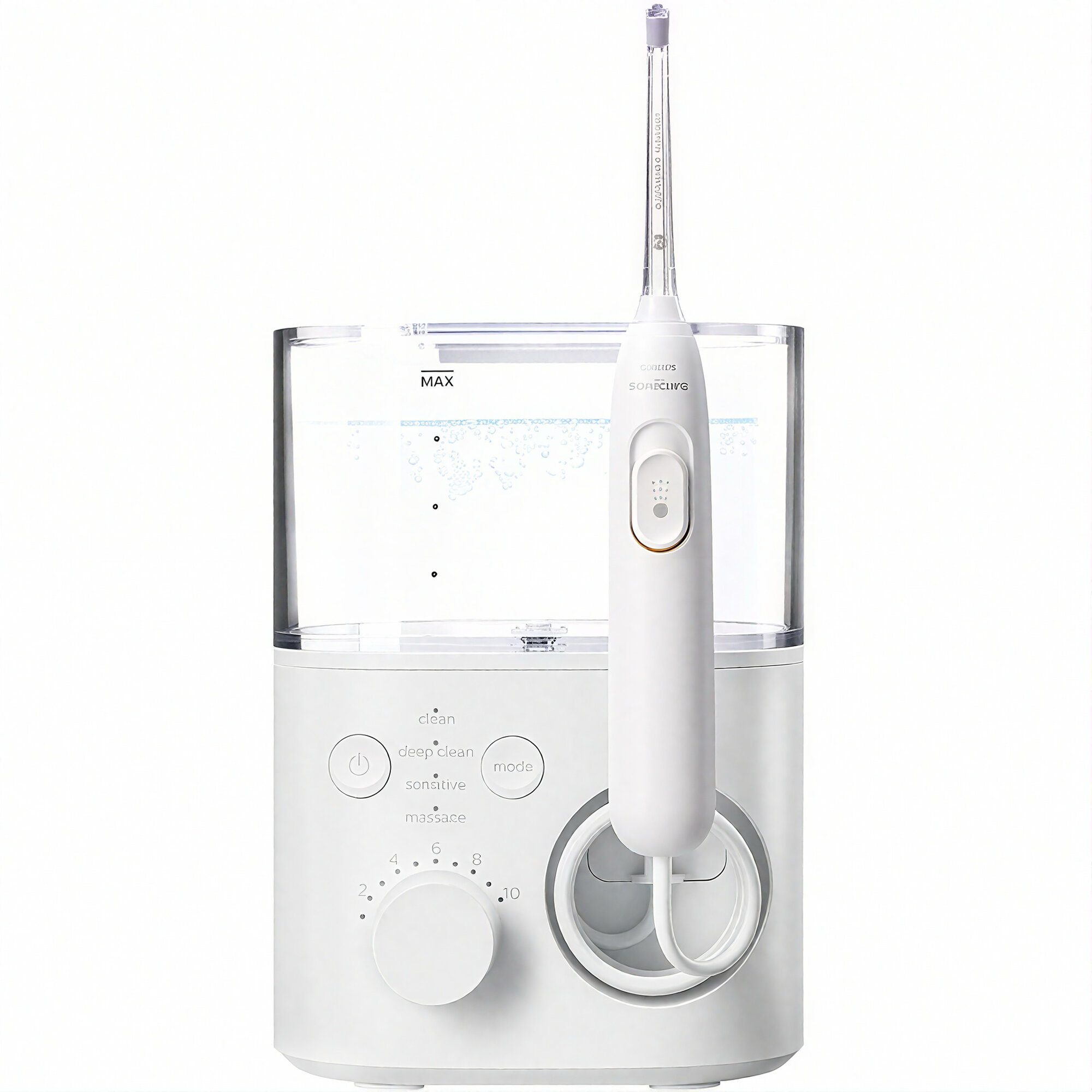 Ирригатор Philips Home Desktop Water Flosser Oral Irrigator HX3911/41 с насадками, цвет White