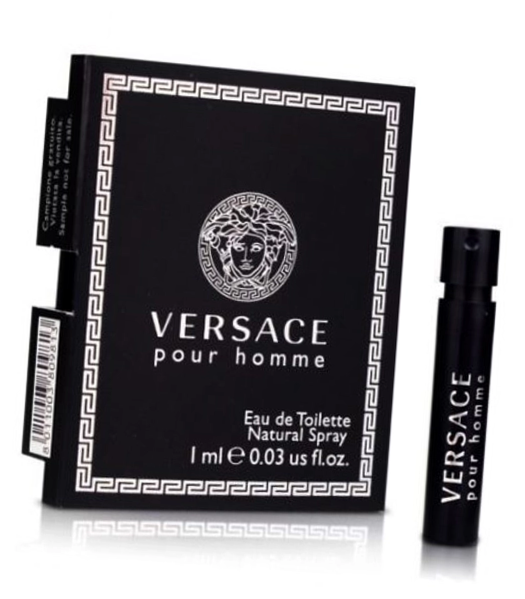 Мужские духи Версаче Пур Ом туалетная вода 1 мл миниатюра - Versace Pour Homme сэмпл