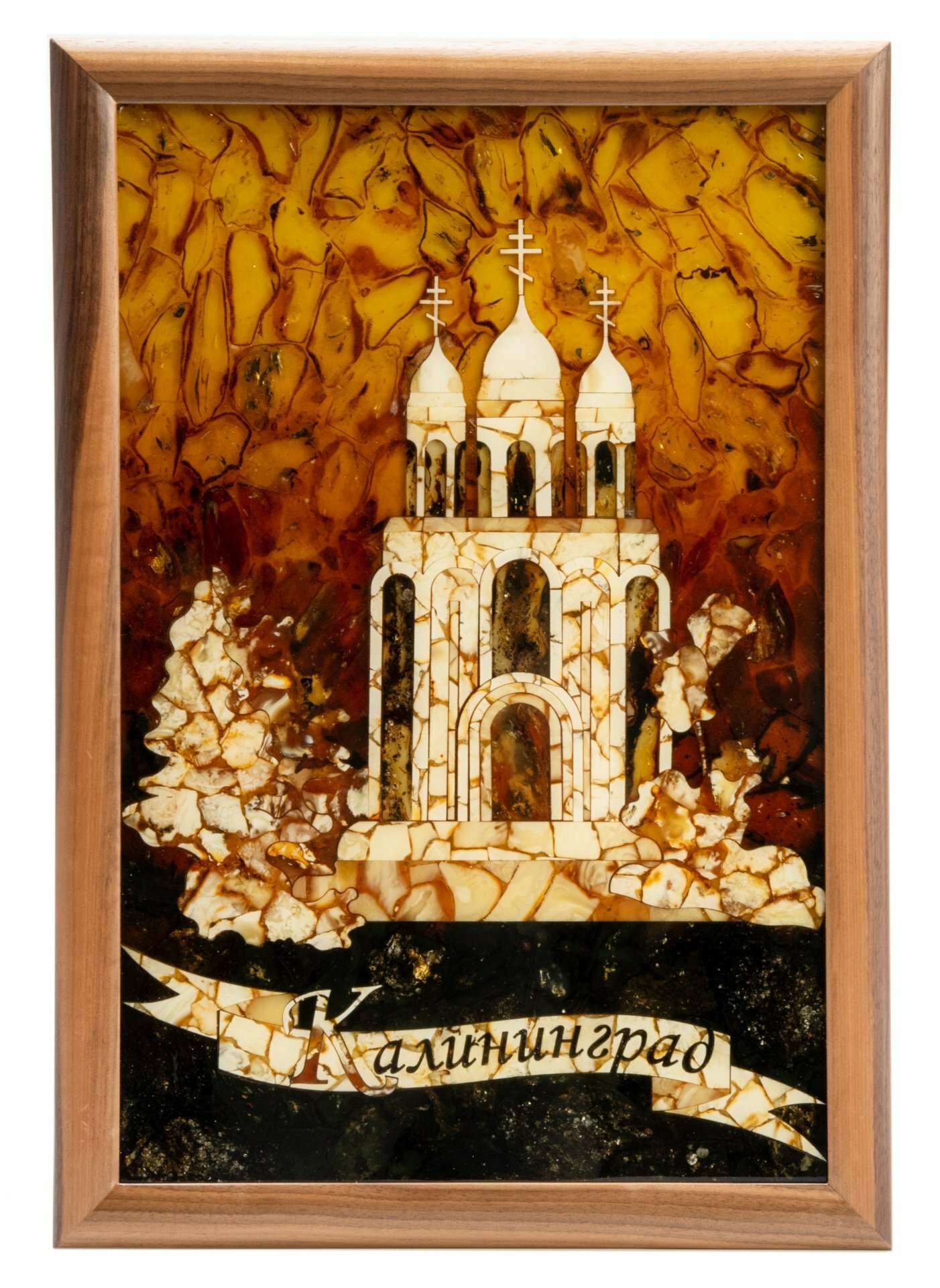 Панно настенное "Мой город Калининград-Храм Христа Спасителя"