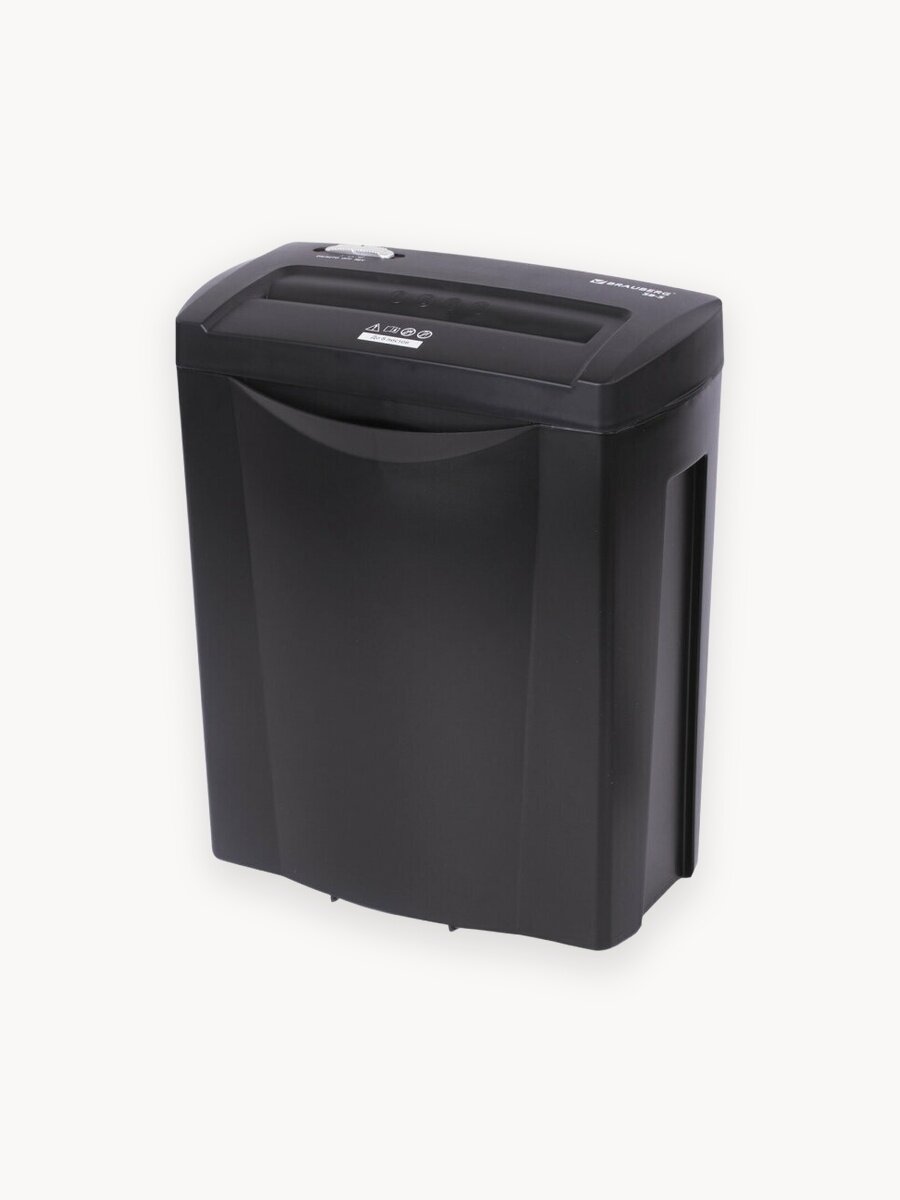 Уничтожитель (шредер) Brauberg S8-S, 2 уровень секретности, полоски 6 мм, 8 листов, корзина 15 л, 531088