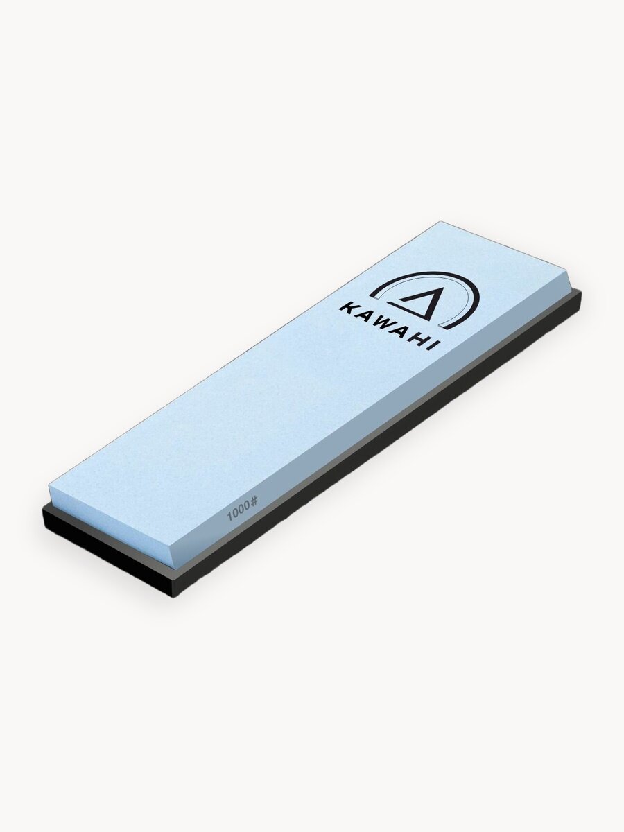 Точильный камень для ножей KAWAHI SS-012 водный, точилка для ножей 1000 грит, нескользящее основание