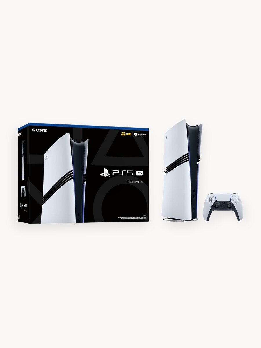 Игровая приставка PlayStation 5 Pro Digital Edition, 2000 ГБ SSD, 6eз иrp, белый