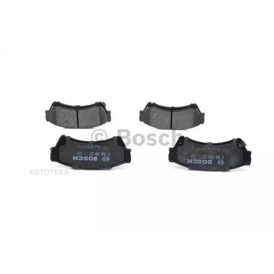 Колодки тормозные MAZDA 6 08- перед. 1.8-2.5 BOSCH 0986494221