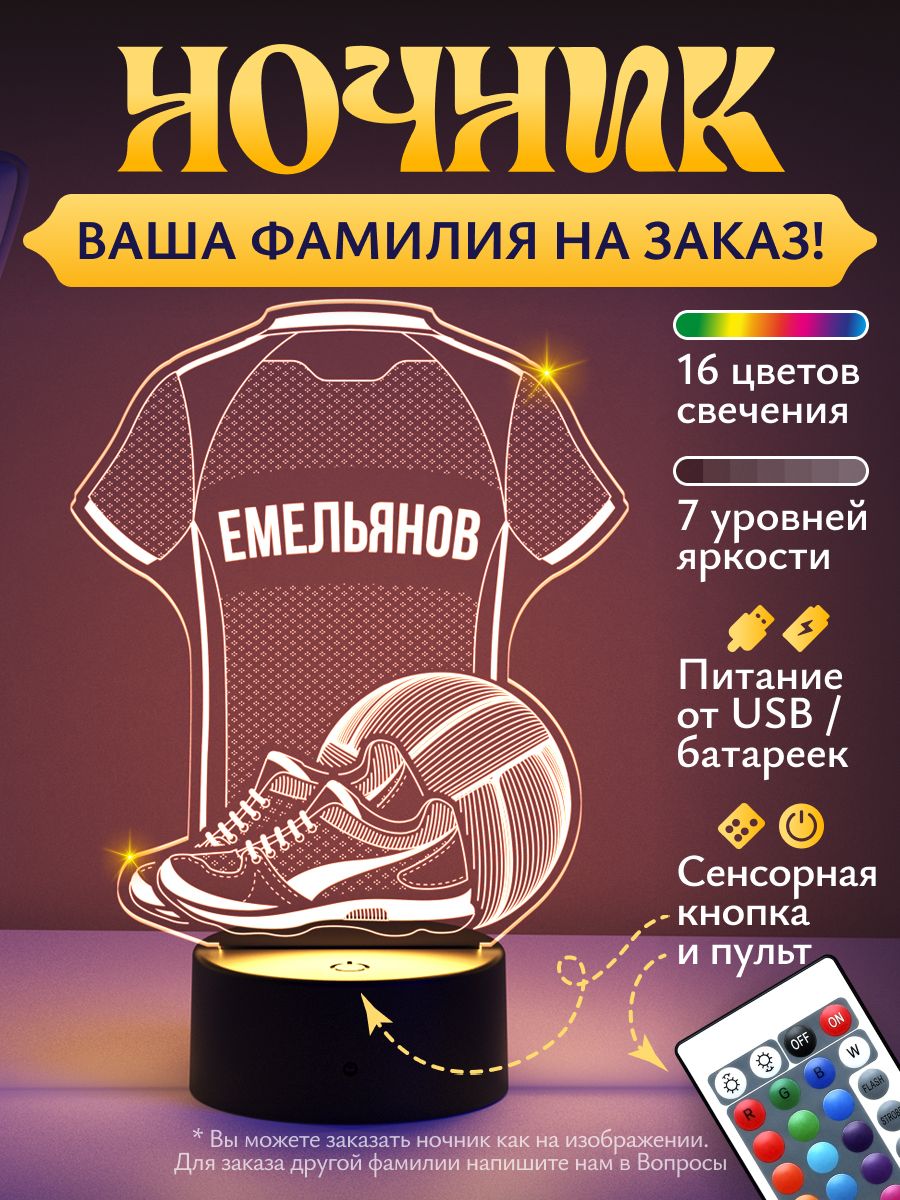 Ночник Емельянов - Волейбольная форма