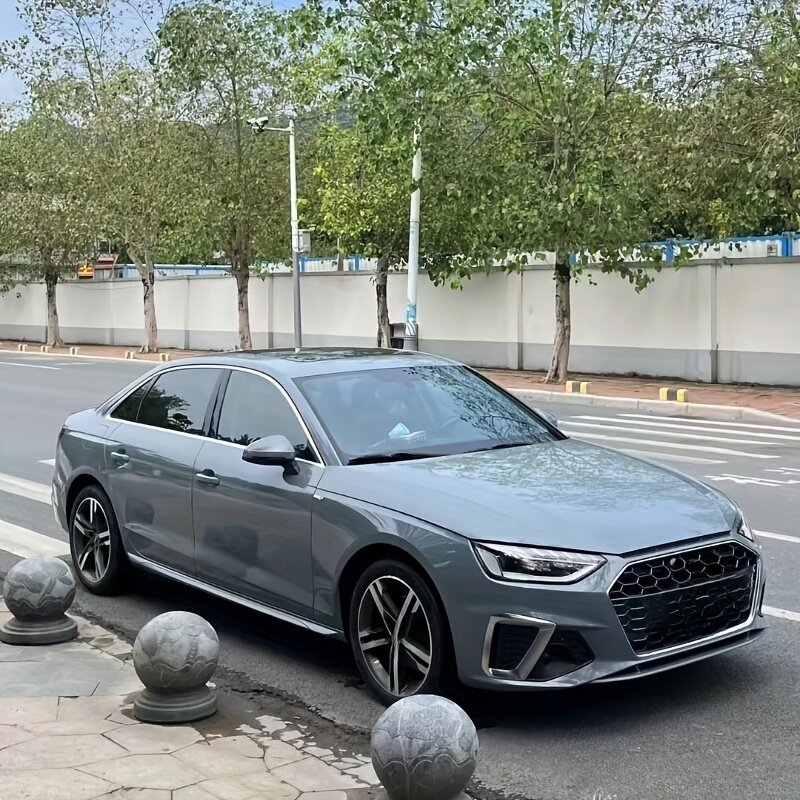 Универсальная ПЭТ виниловая пленка для оклейки кузова автомобиля, цвет светло-серый цементный, размер 50х152 см