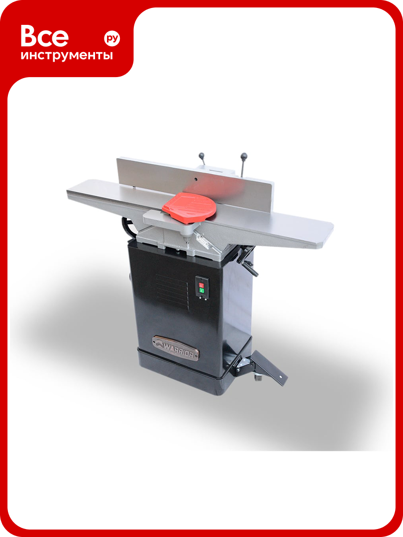 Фуговальный станок WARRIOR w0109dl hl 0,75 квт, 230в, серийной обработки