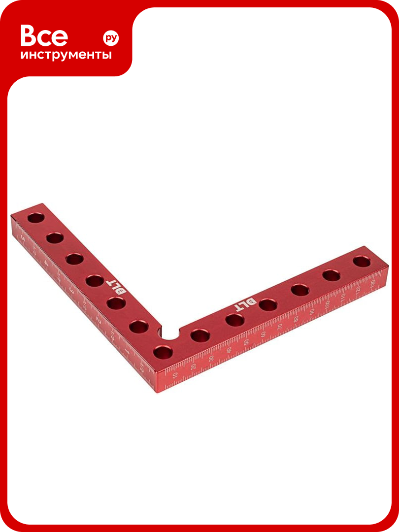 Уголок монтажный, 90 градусов, 14 см, L-образный зажим, алюминиевый DLT 1965