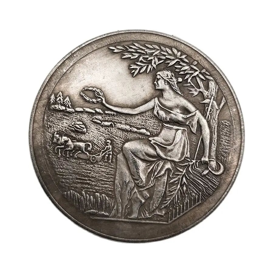 Русская памятная монета "Сельский фермер"