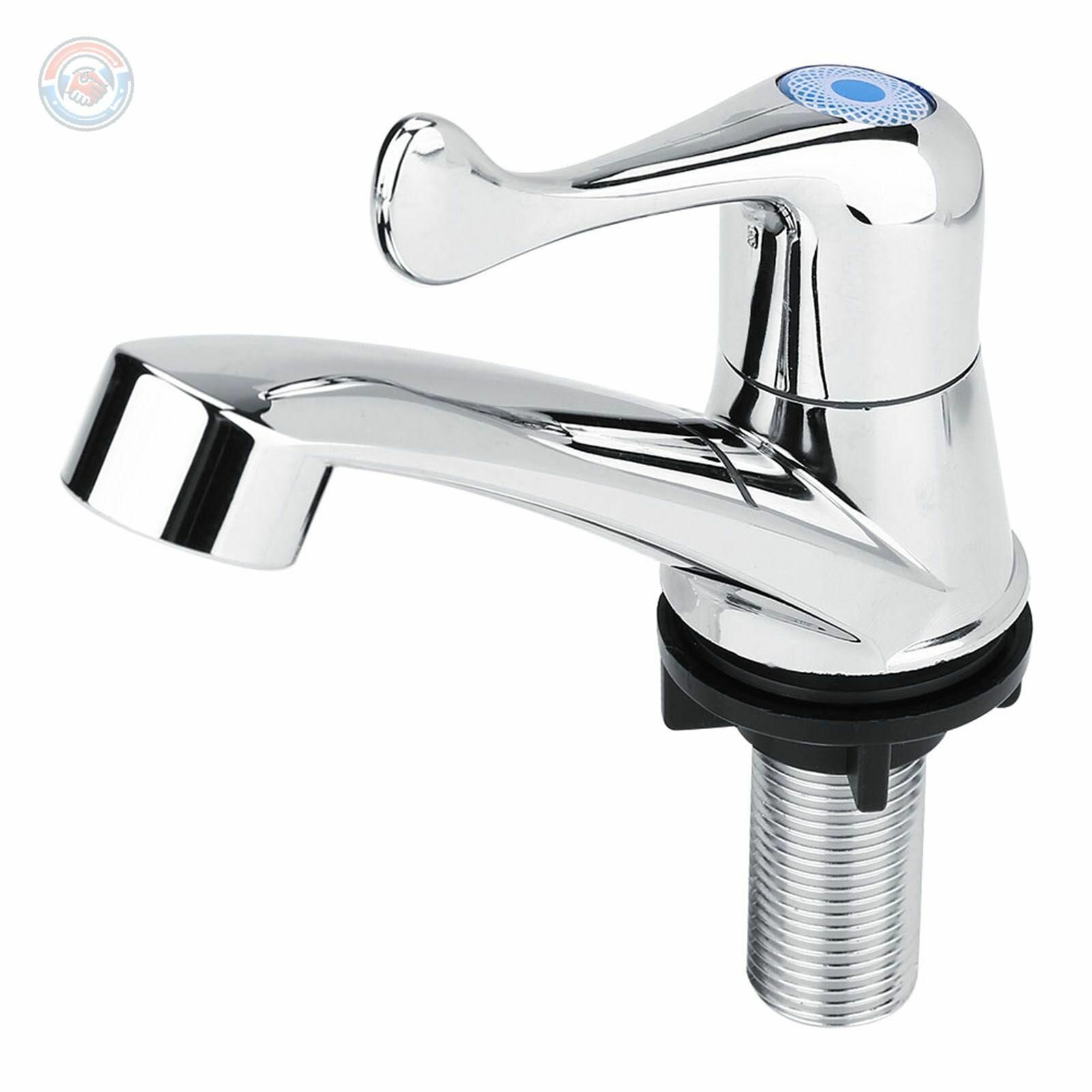 Кран водоразборный для холодной воды, однорычажный смеситель G1/2, экономный кран для раковины и умывальника, быстрая установка, прочный ABS-пластик